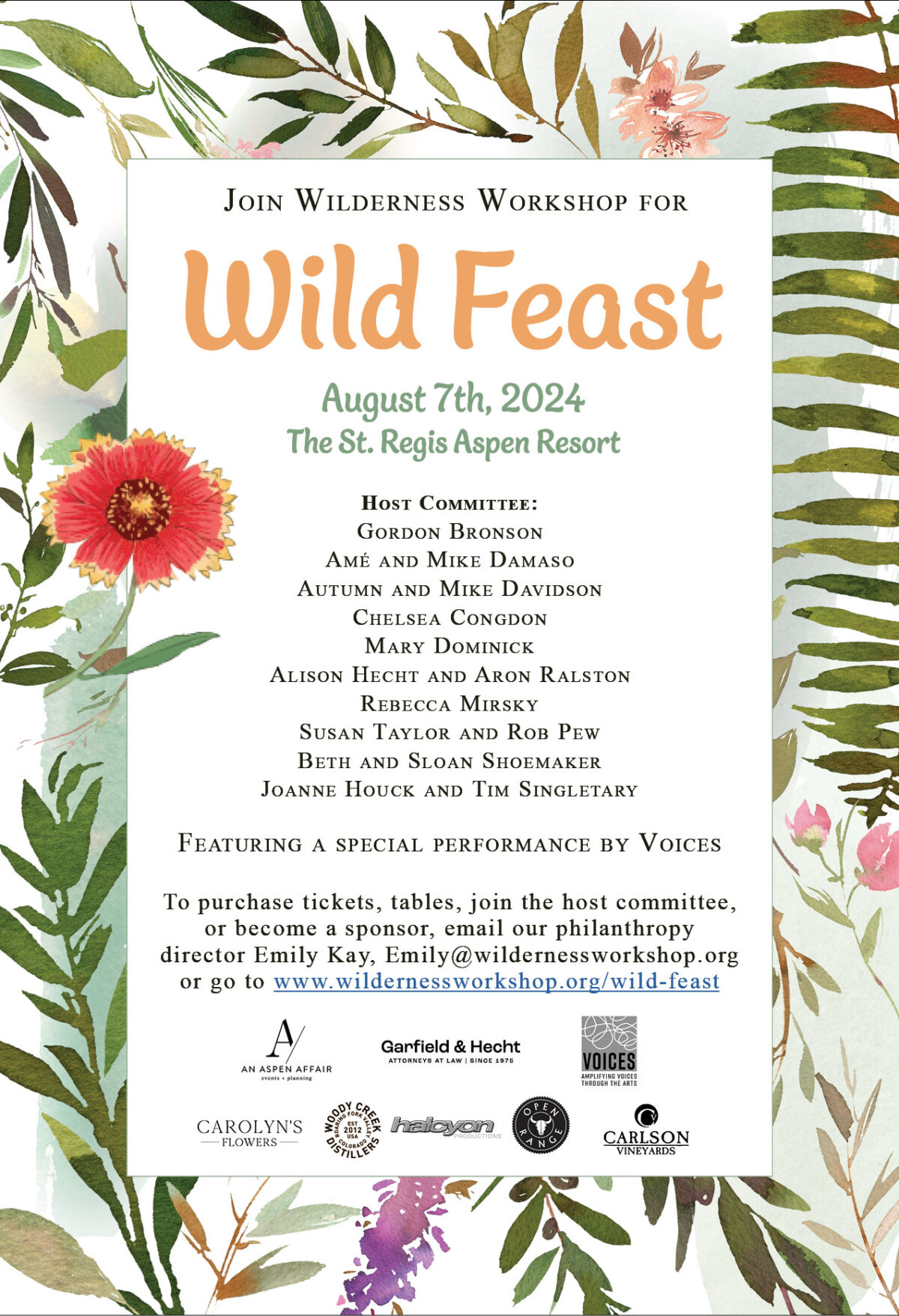 Wild Feast – Wilderness Workshop